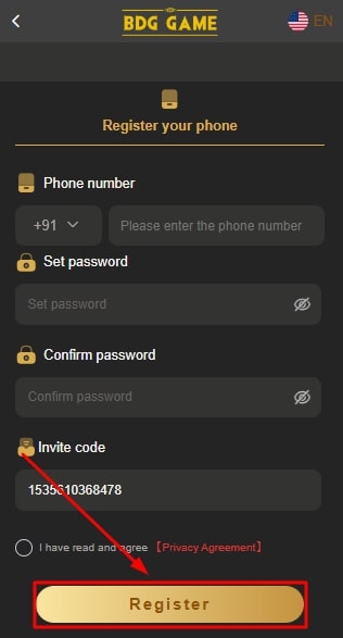 BDG Game Login - Bdg Game login