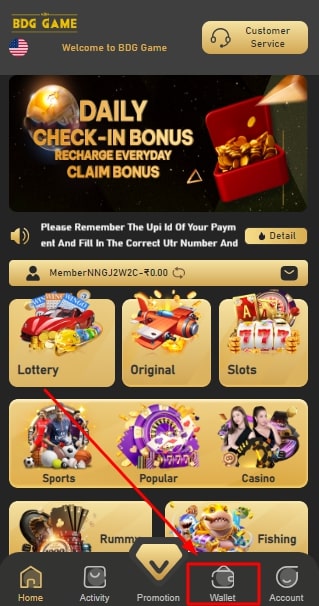 BDG Game Login - Bdg Game login